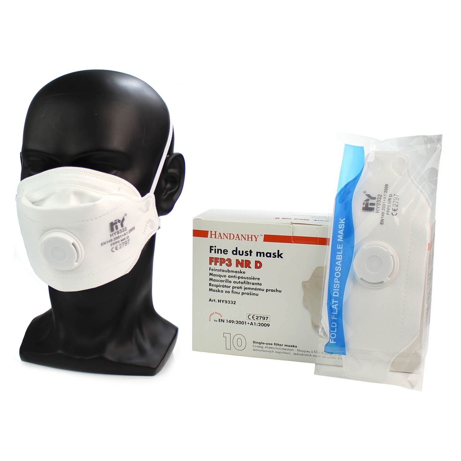 FFP3 Face Mask x 10 [Valved] – Medisave UK