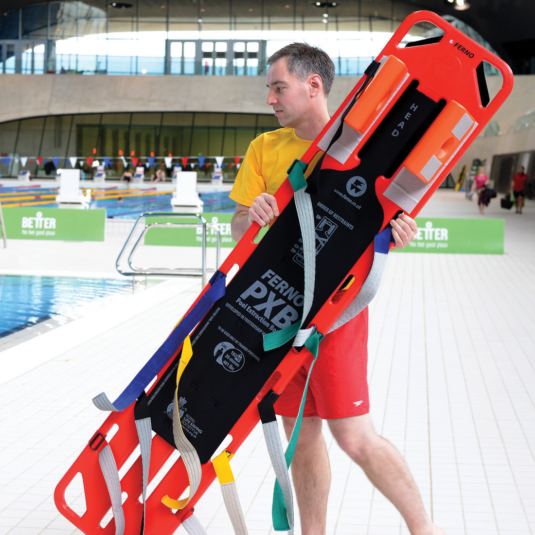 FERNO PXB Pool Extraction Board - With Head Block & Straps – Medisave UK