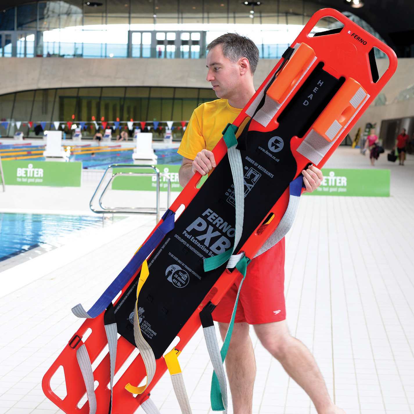 FERNO PXB Pool Extraction Board - With Head Block & Straps – Medisave UK