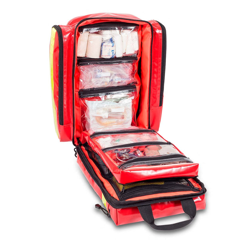 Elite Bags Rescue Emergency Backpack - Tarpaulin - Red – Medisave UK