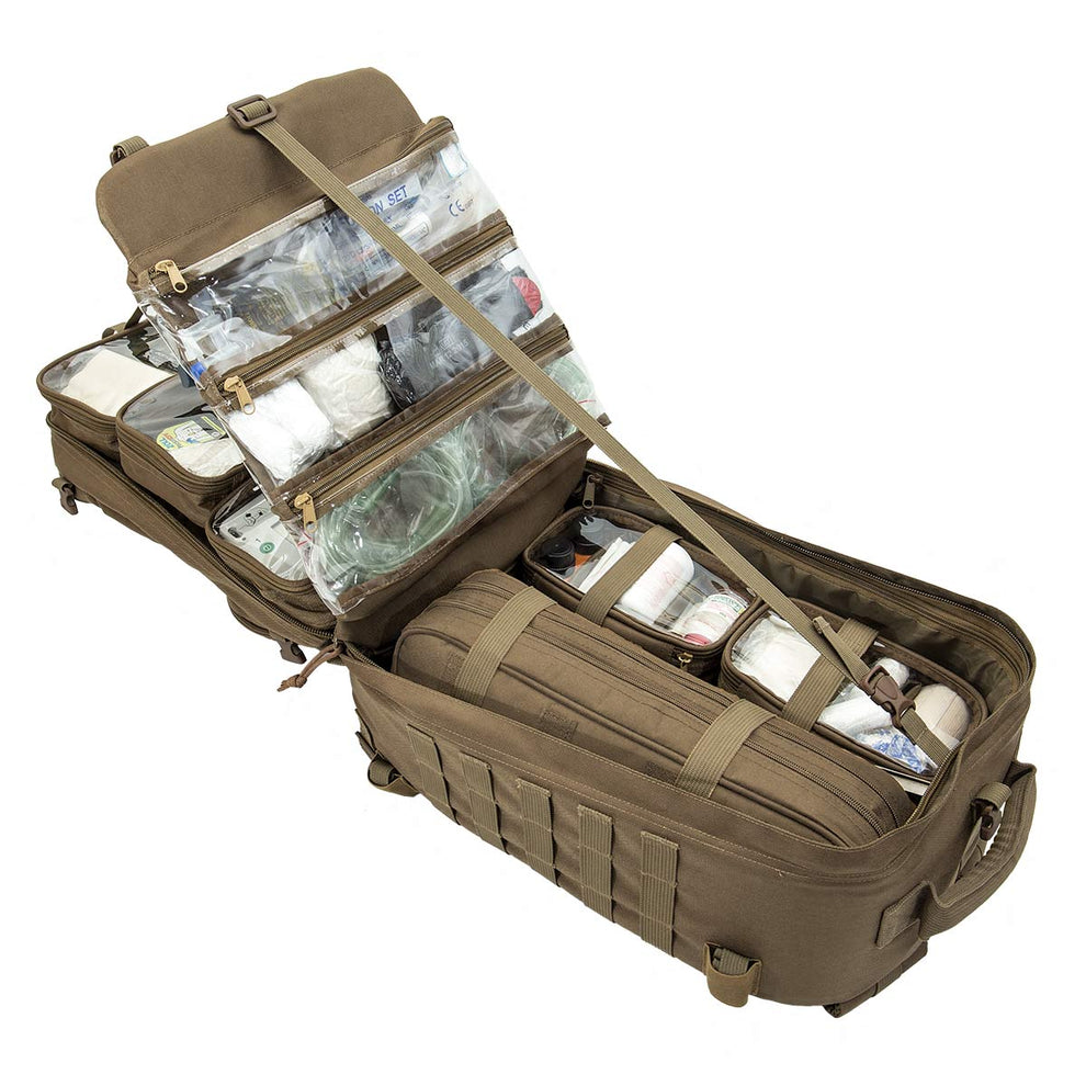 Elite PARAMED'S Rescue & Tactical Backpack - Coyote Tan – Medisave UK
