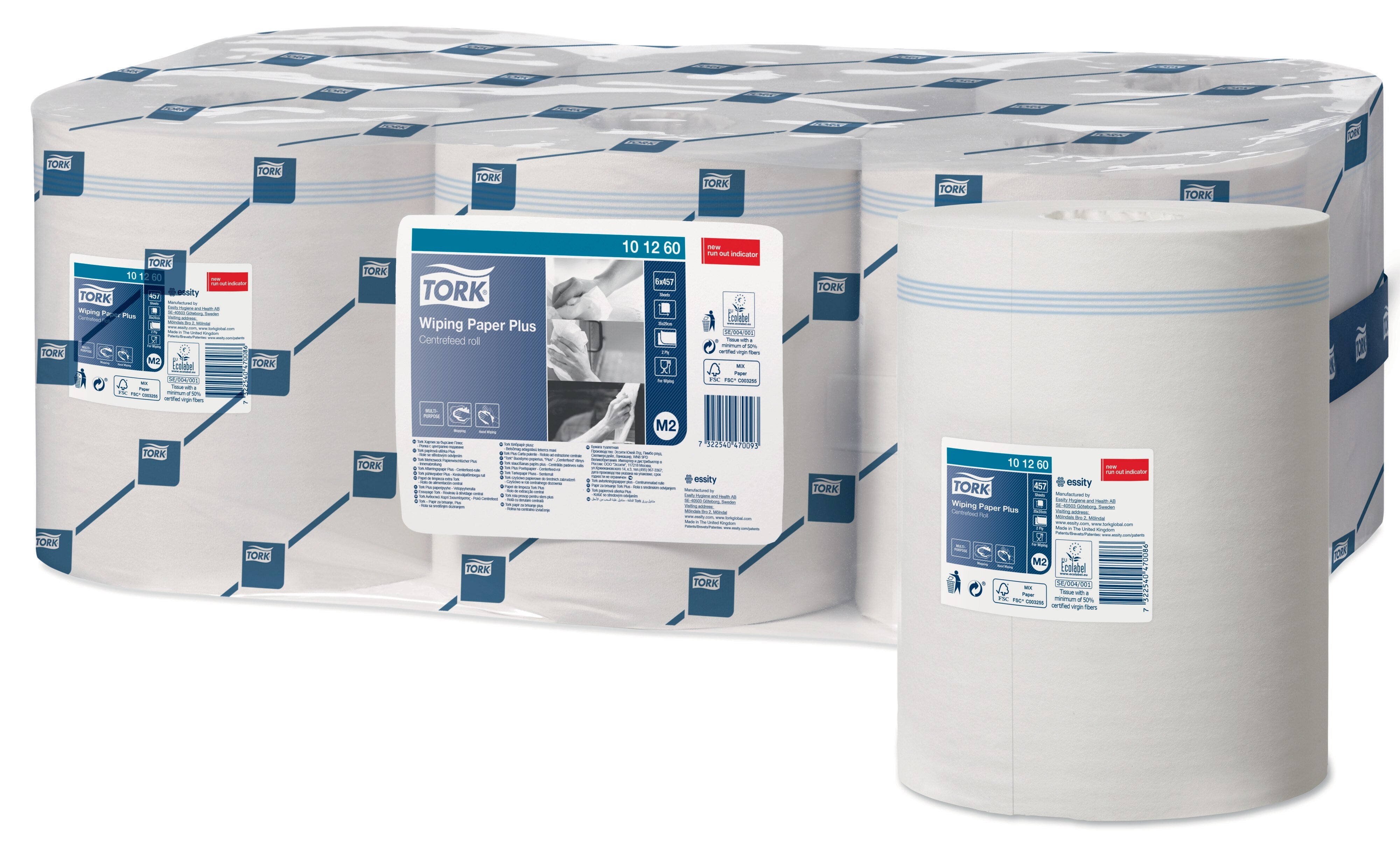 Tork Centrefeed Wiping Paper Plus White M2 x 6 – Medisave UK