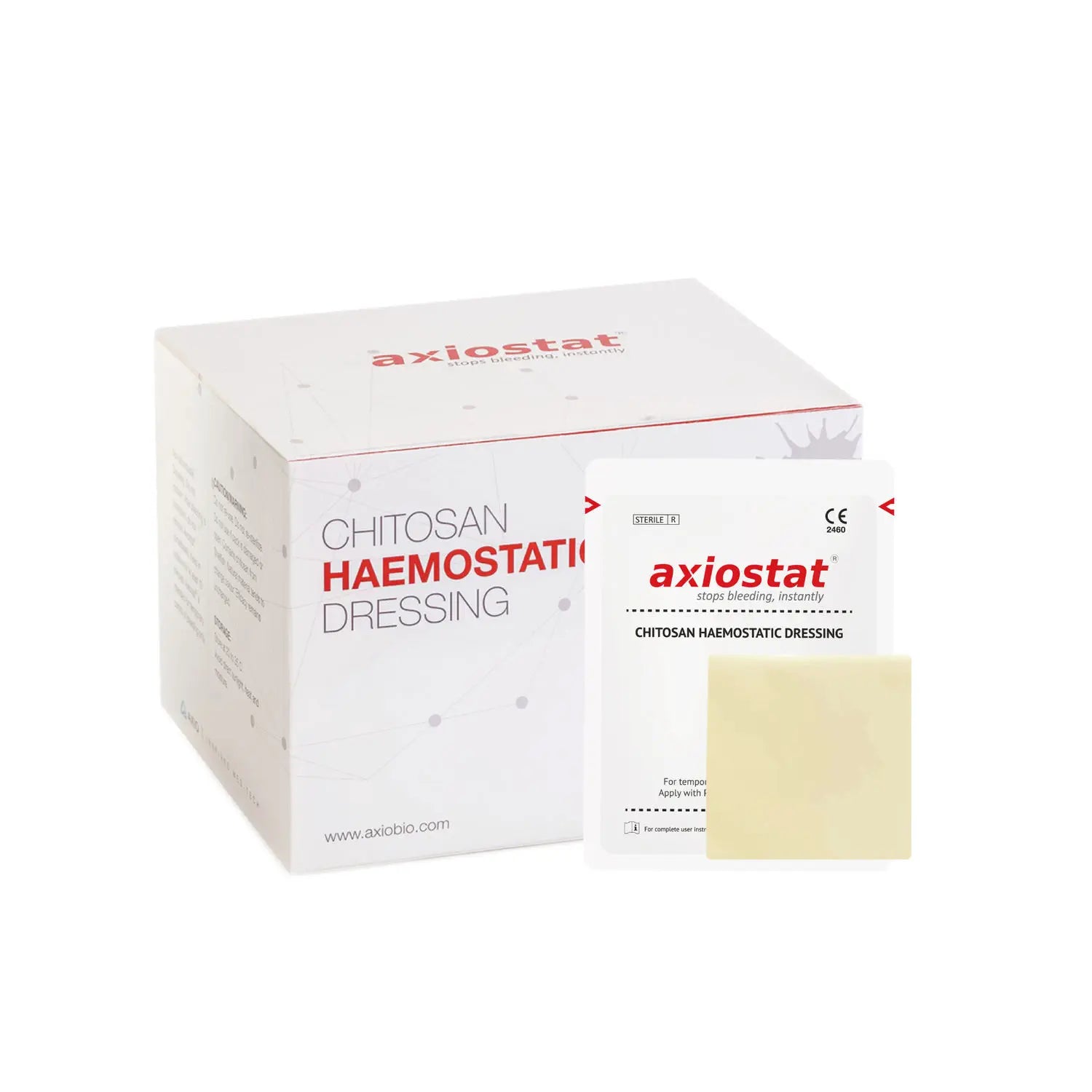L88 Axiostat 8x8cm non-woven Haemostat Patch x 1 – Medisave UK