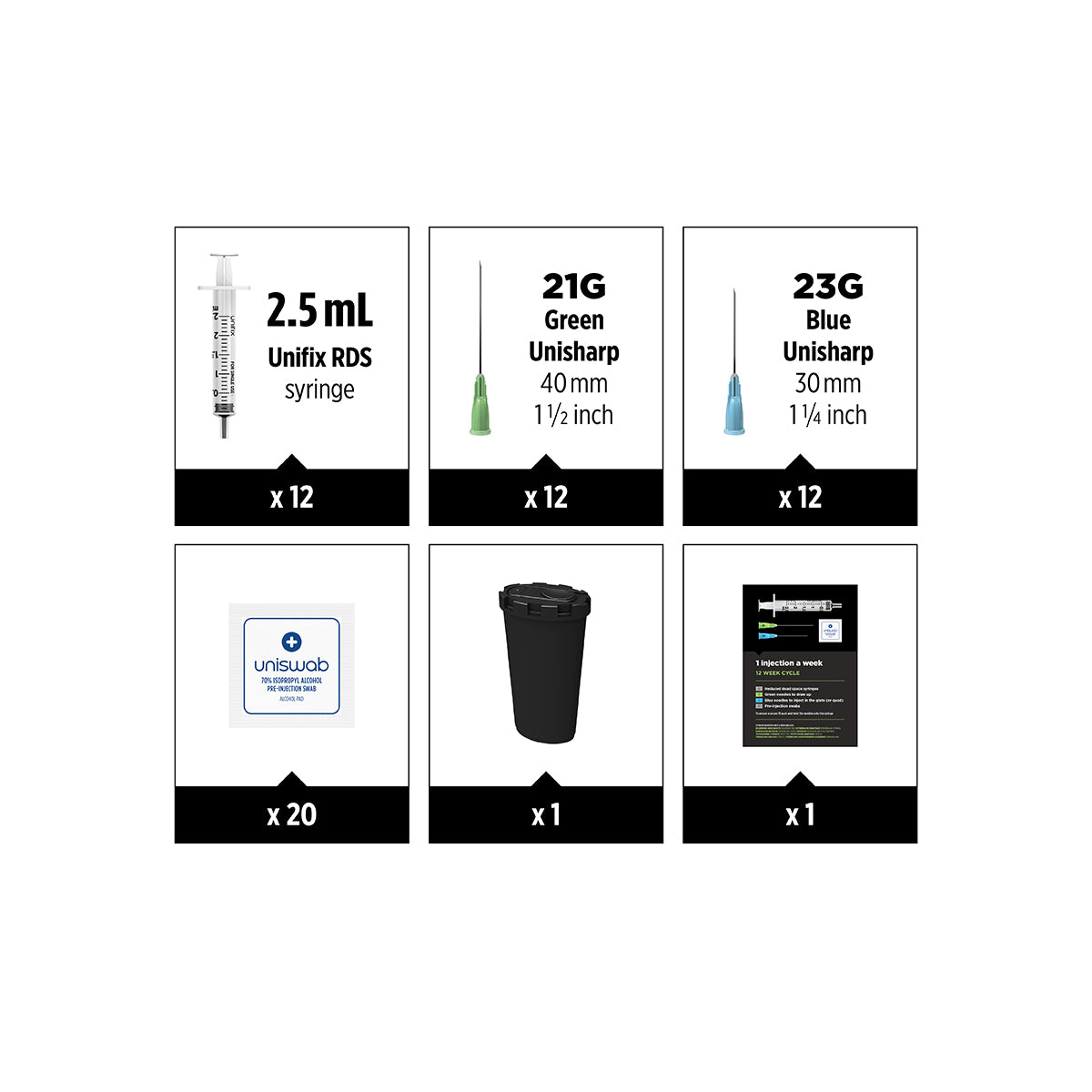 Steroid 12 Week Cycle Kit- 12 Syringes – Medisave UK
