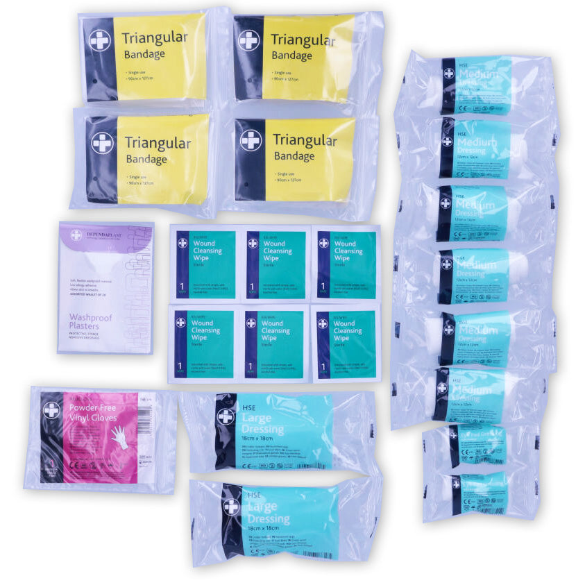 First Aid Kit Refills – Medisave UK