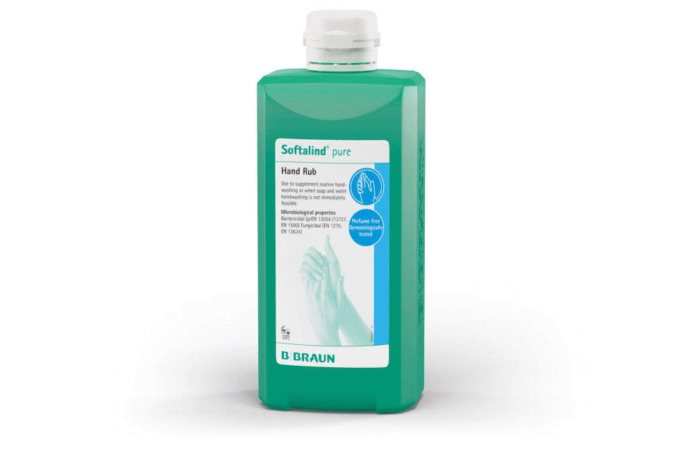 Softalind® pure - Alcohol hand gel - 1000ml - Single – Medisave UK