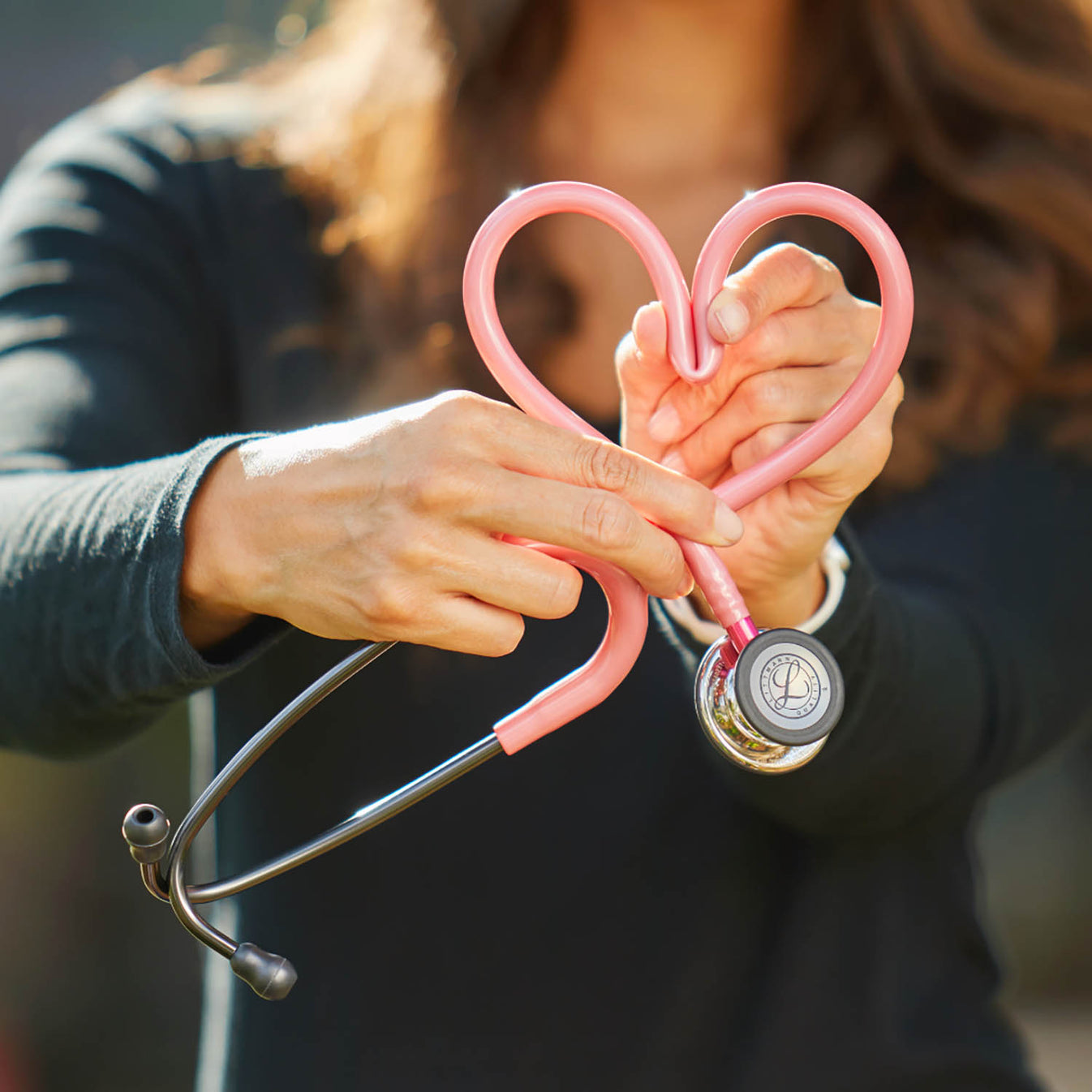 Littmann Classic III Monitoring Stethoscope: Mirror & Pearl Pink - Pin ...