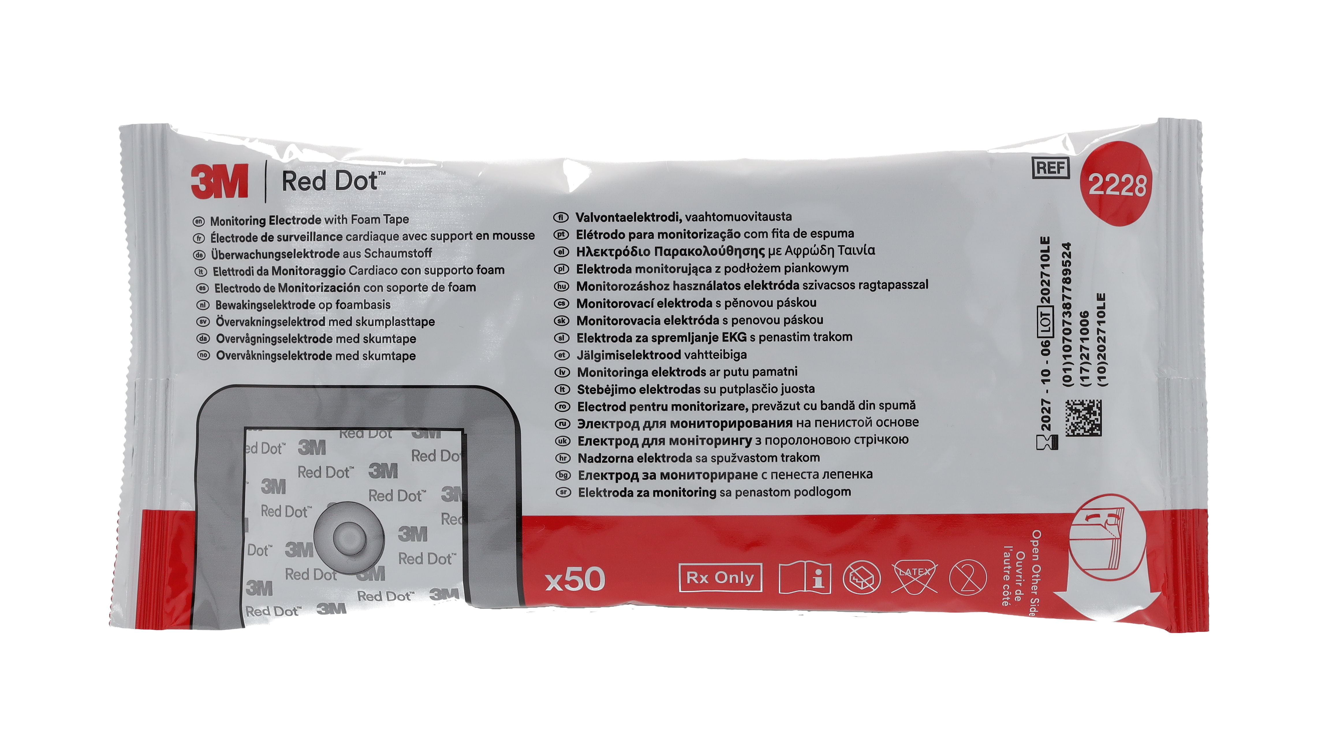 3M ECG Monitoring Electrodes x 50 – Medisave UK