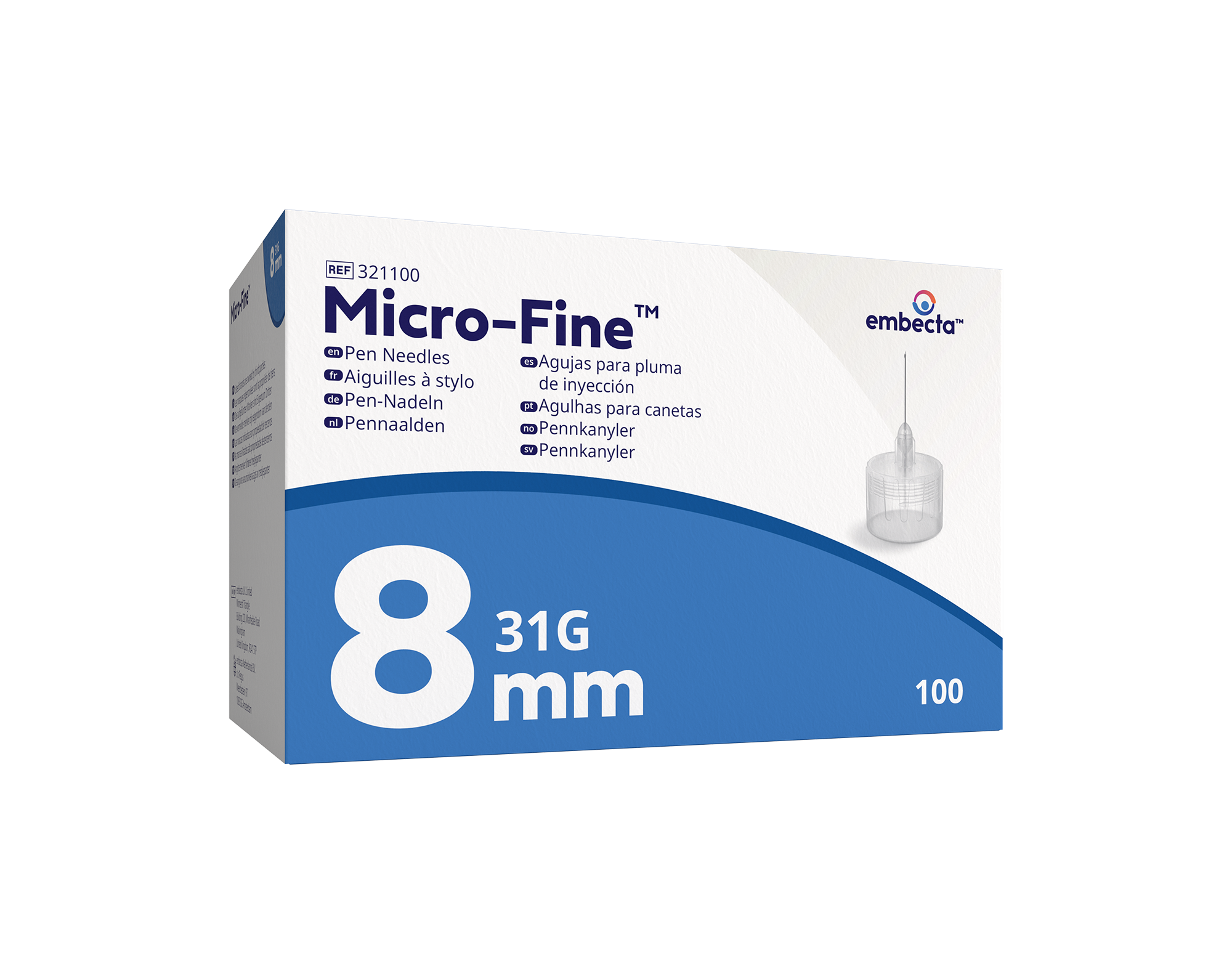Micro-Fine Ultra Pen Needle (31G) 8mm - Box of 100 – Medisave UK