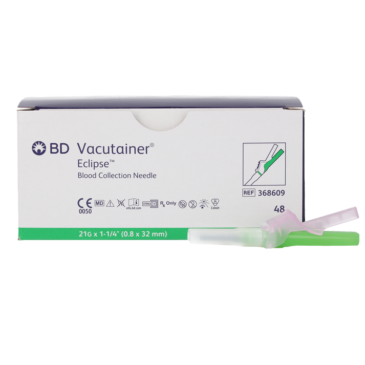 Vacutainer Eclipse Needle - Green 21g x 1.25" – Medisave UK