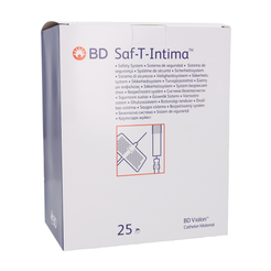 Saf-T-Intima Close with PRN adapter 24G x 0.75" - Yellow - Box of 25 ...