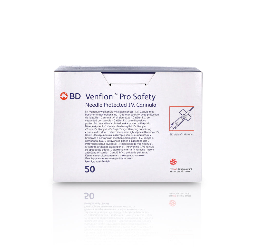 BD Venflon Pro Safety™ 14g x 45mm, Orange - Box of 50 – Medisave UK