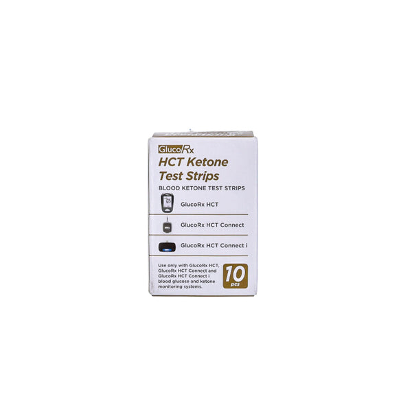 GlucoRx HCT KETONE STRIPS 1 x 10 – Medisave UK