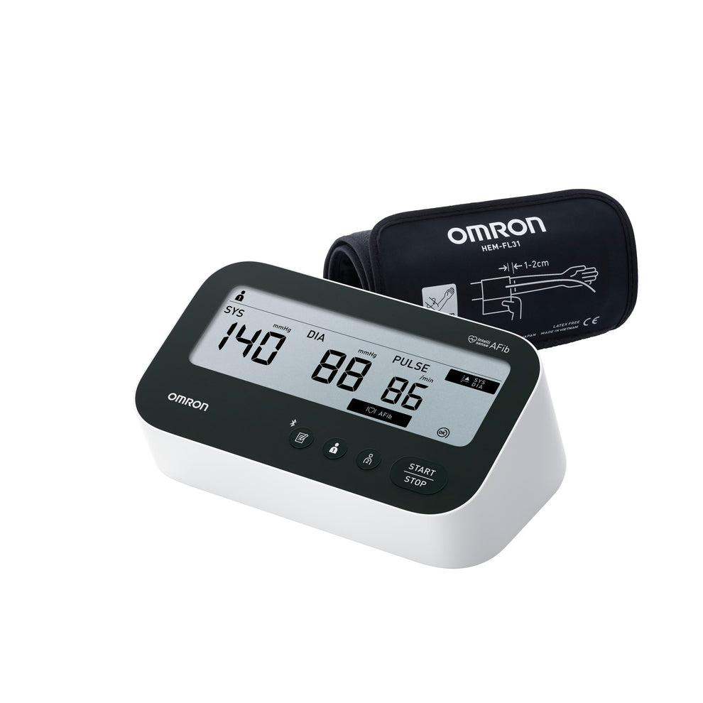 OMRON M4 Connect AFib Upper Arm Blood Pressure Monitor – Medisave UK