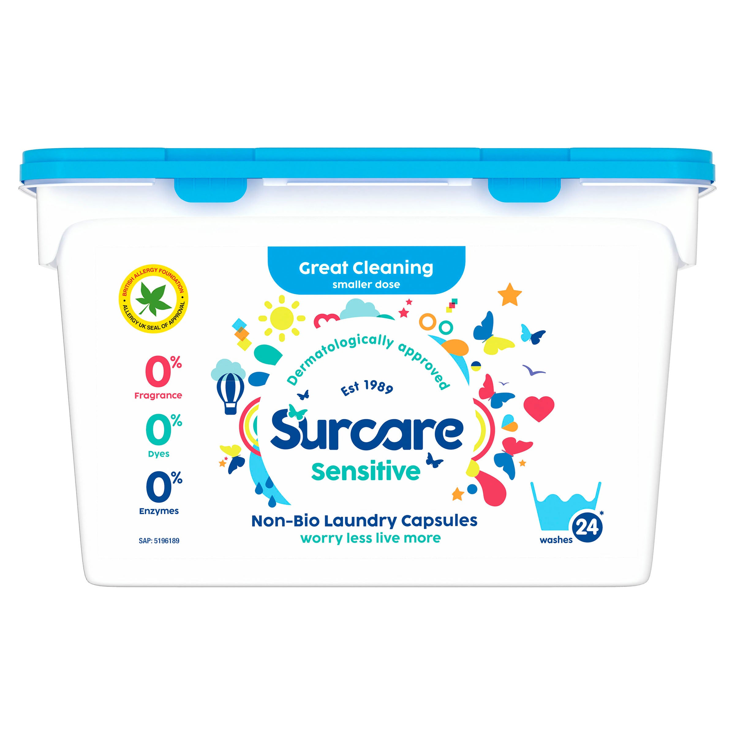 Surcare Washing Capsules 24 x 17ml Capsules – Medisave UK