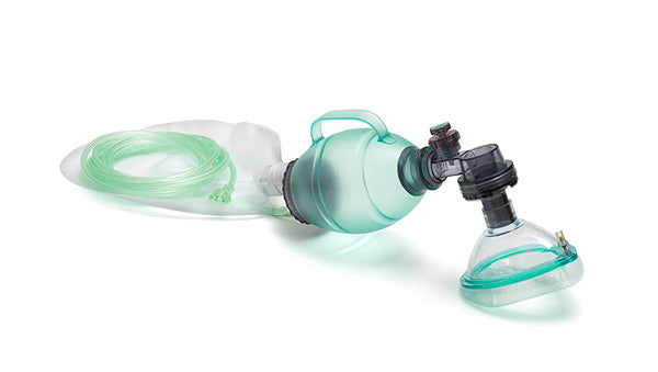 Paediatric BVM resus system, 550ml bag with pressure relief valve(40cm ...