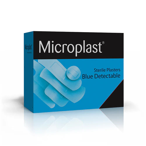 Europlast Blue Detectable Plasters Assorted Box of 100 – Medisave UK