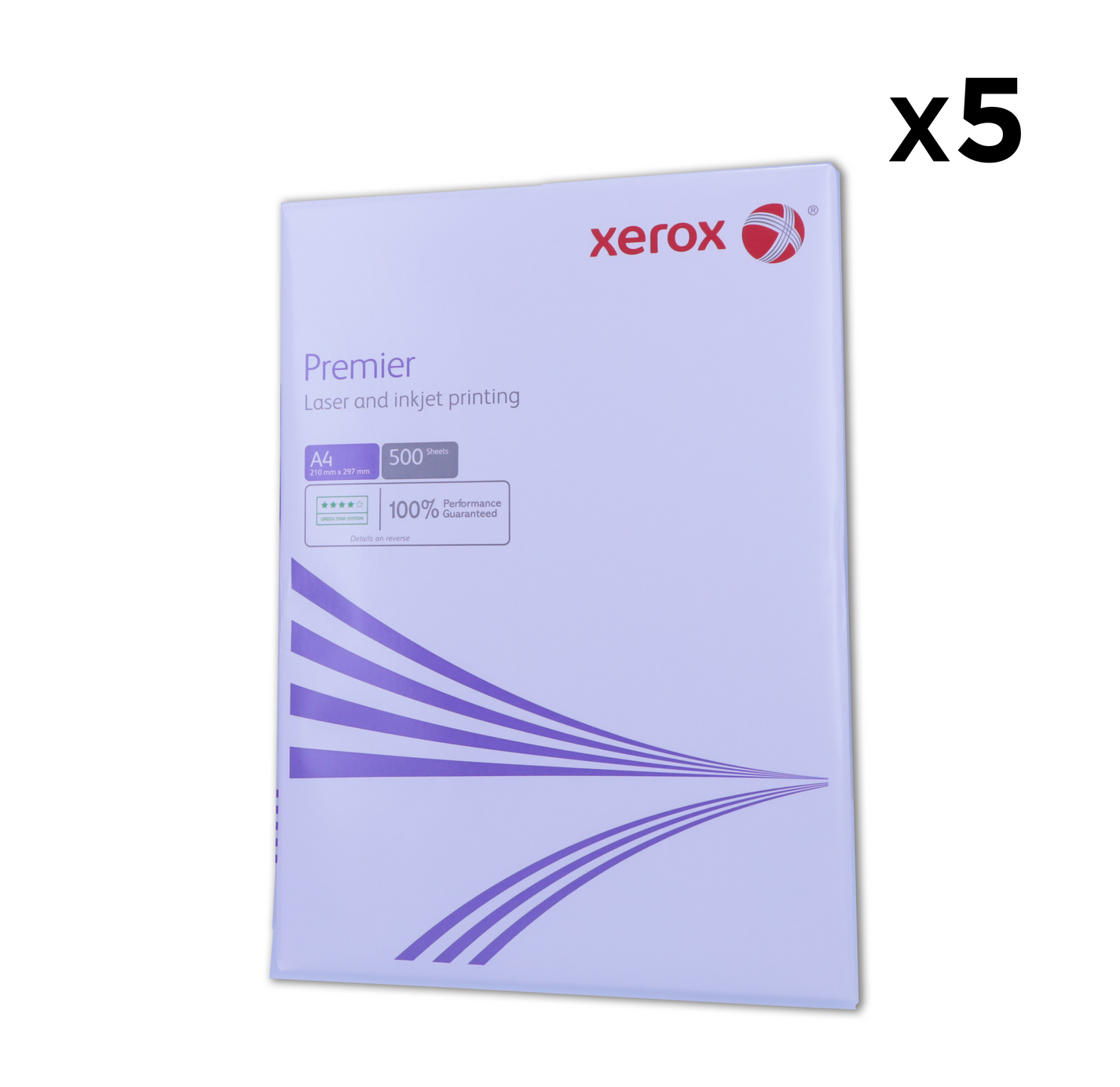 XEROX Premier White Uncoated A4 Paper 75GSM 5 x 500 sheets – Medisave UK