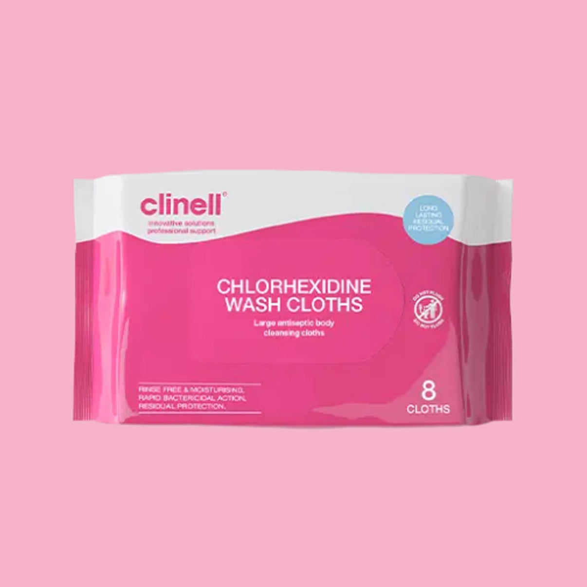 Clinell Chlorhexidine Wash Cloths - Pack of 8 – Medisave UK