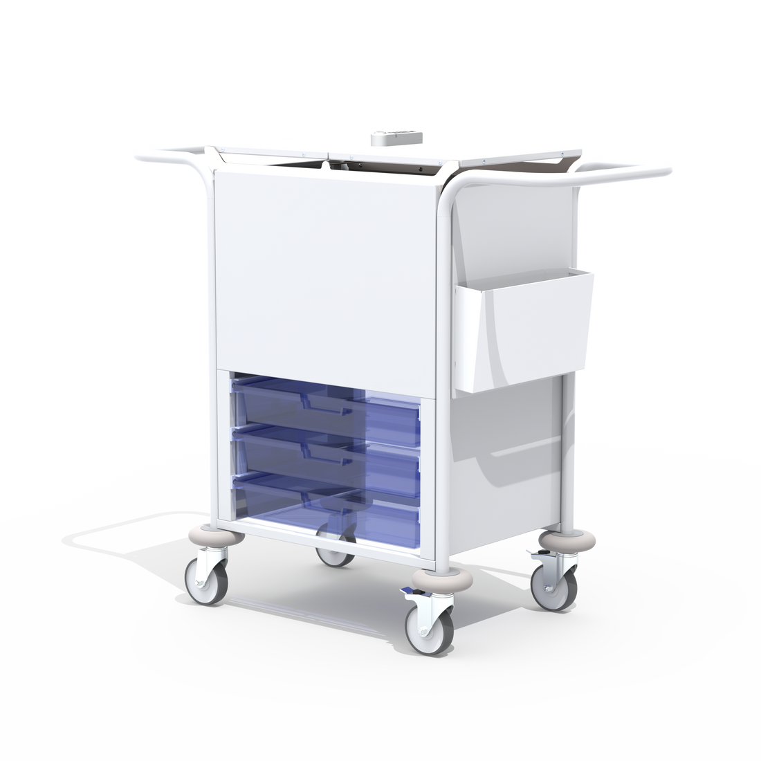 Case Notes Trolley with Drawers – Medisave UK