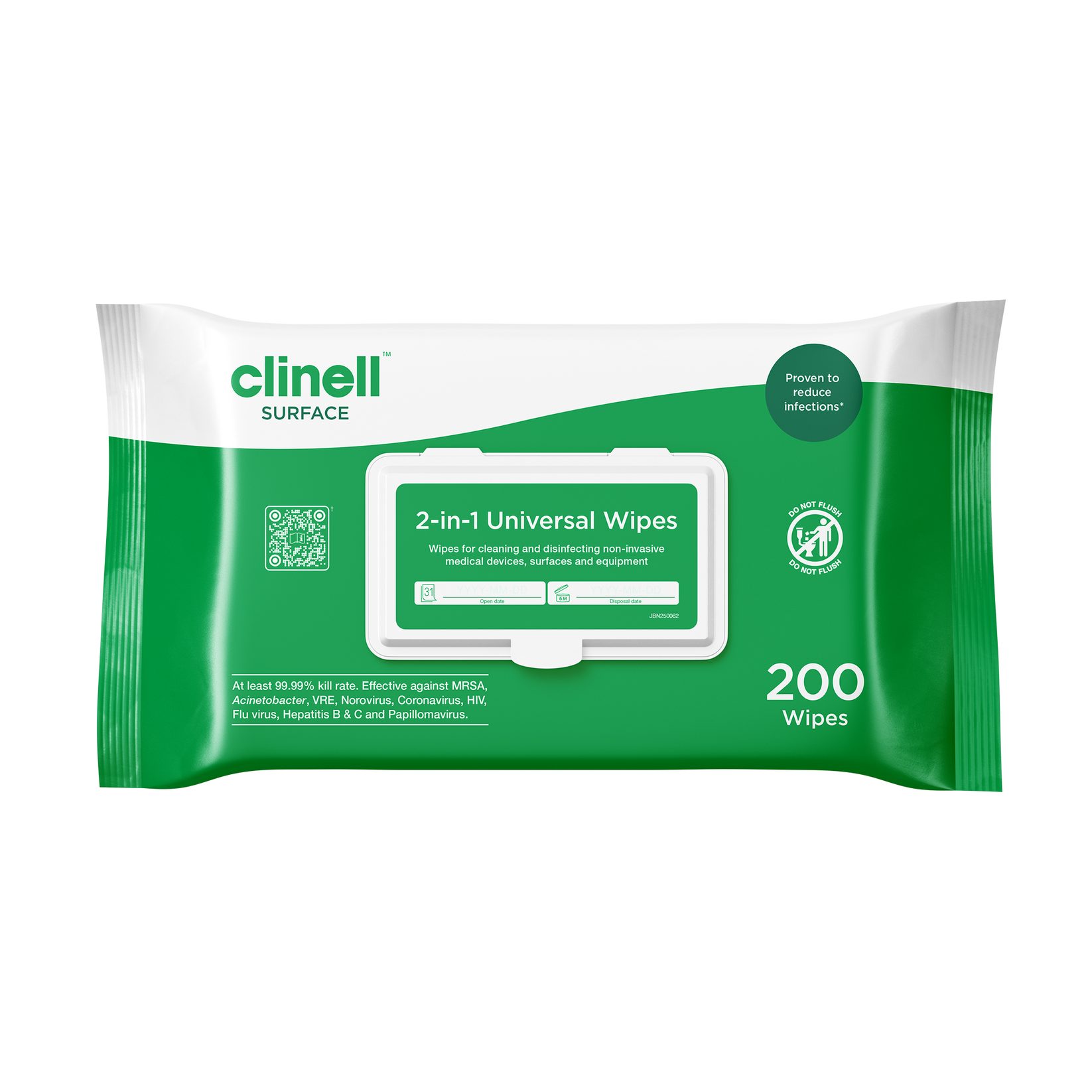 Clinell Universal Wipes CW200 – Medisave UK