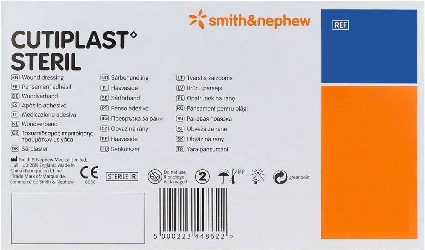 Cutiplast Sterile Post-Operative Wound Dressing - 7.2cm x 5cm - Pack o ...