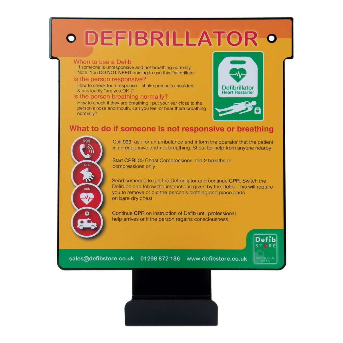 AED Universal Indoor Wall Hanger – Medisave UK