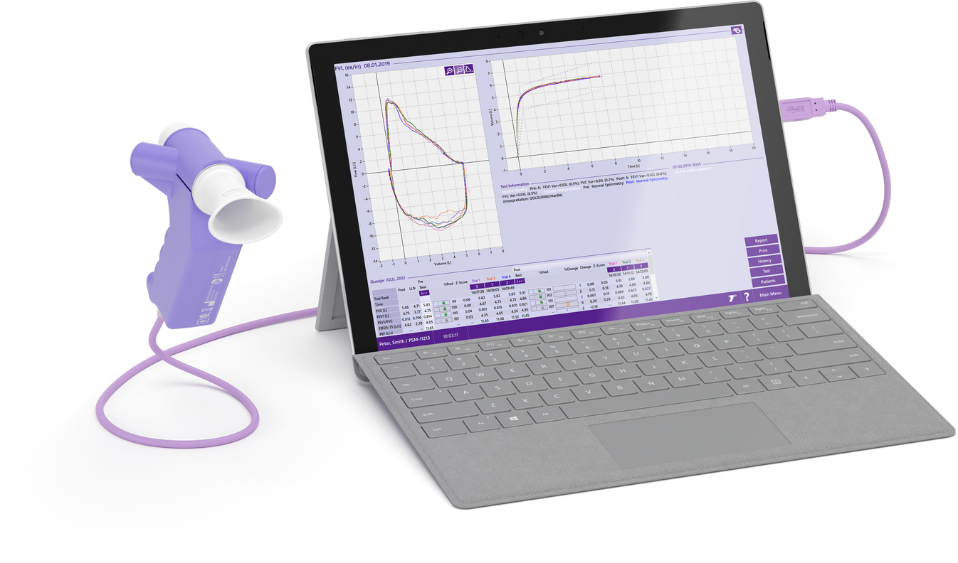 Ndd Easy-On PC Spirometer – Medisave UK