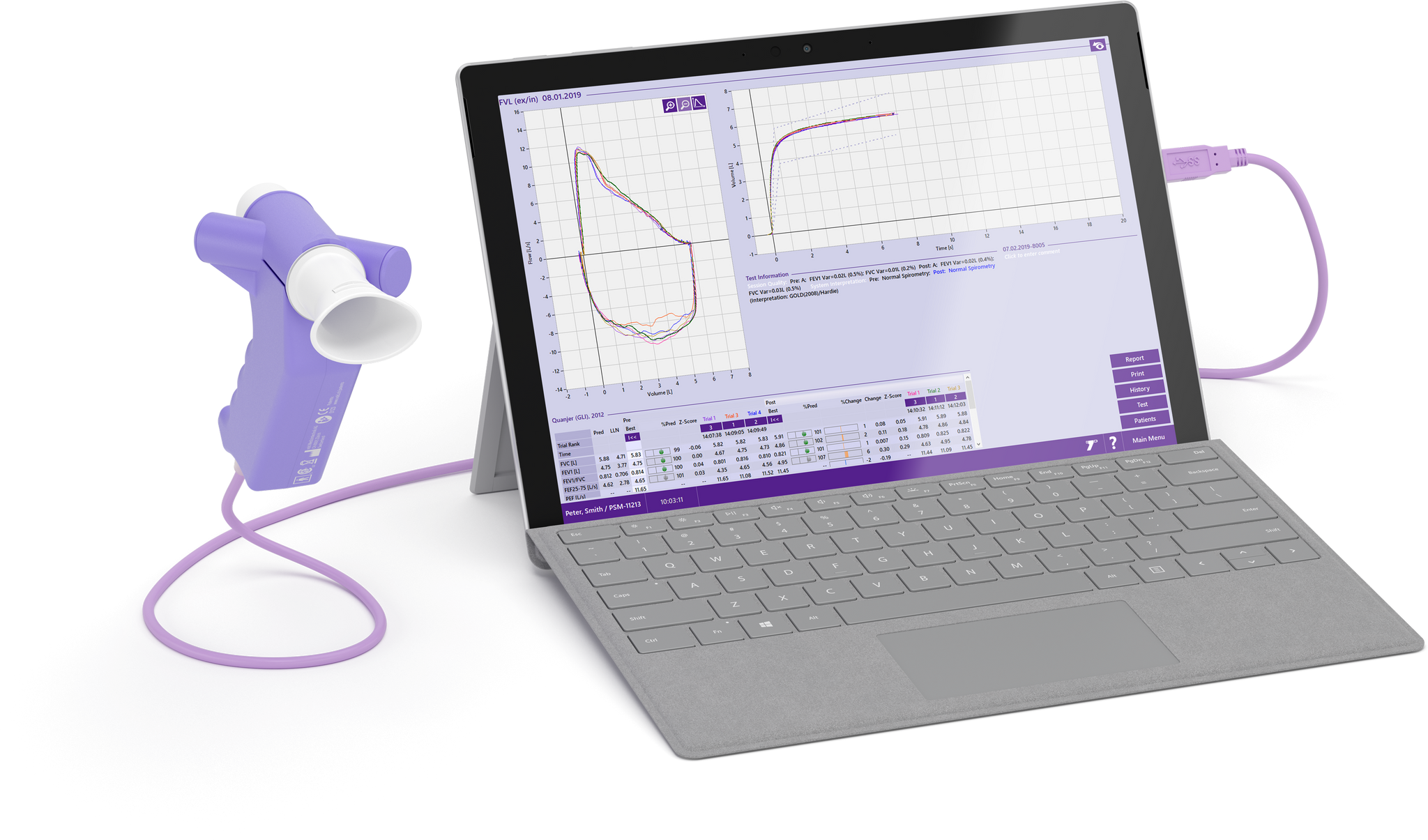 Ndd Easy-On PC Spirometer – Medisave UK