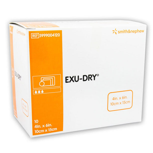 EXU-DRY Anti-Shear Wound Dressing - 23cm x 38cm - Pack of 30 – Medisave UK