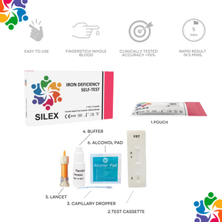Iron Deficiency Test [SILEX™ Self-Test - Ferritin] – Medisave UK