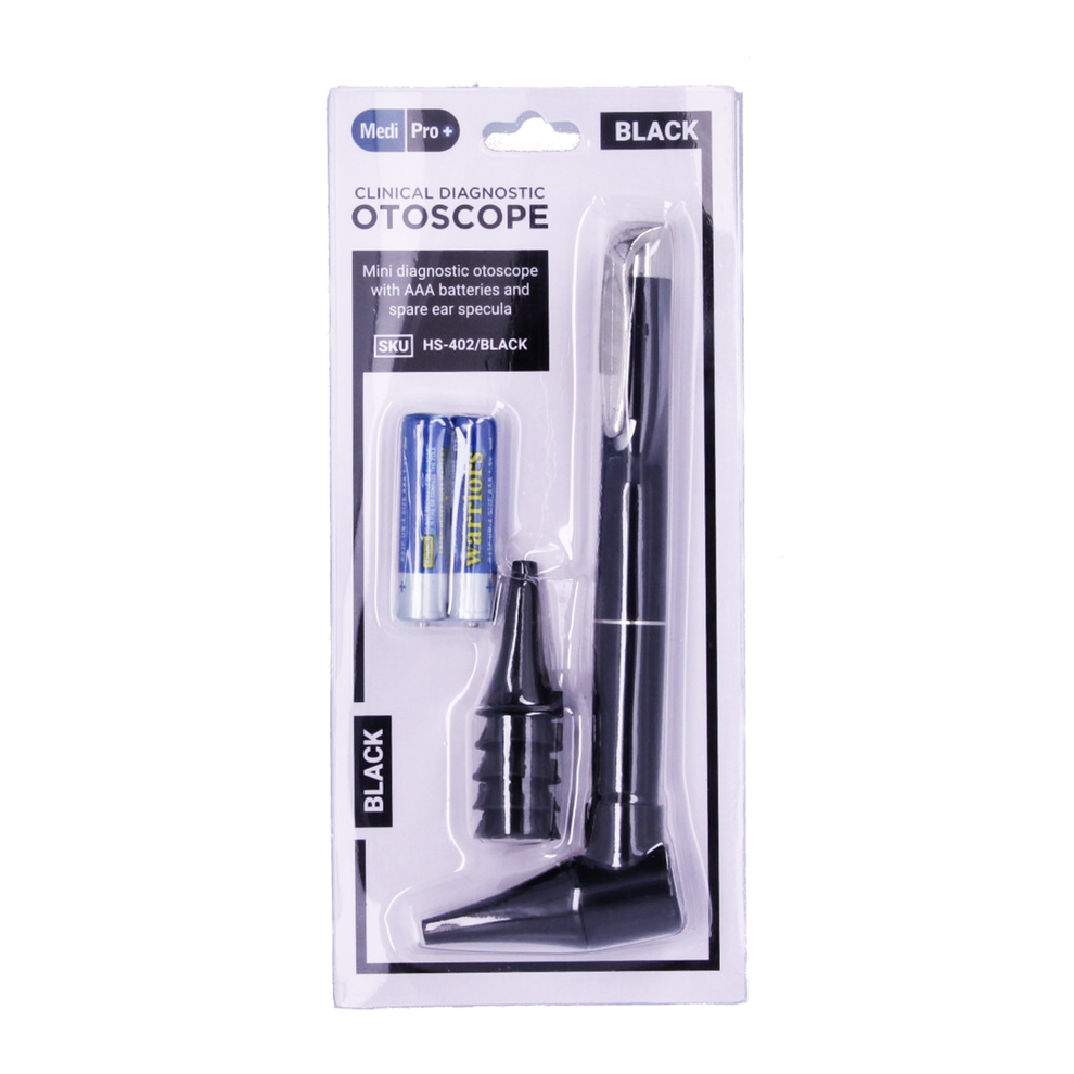 MediPro Clinical Diagnostic Mini Otoscope - Black – Medisave UK