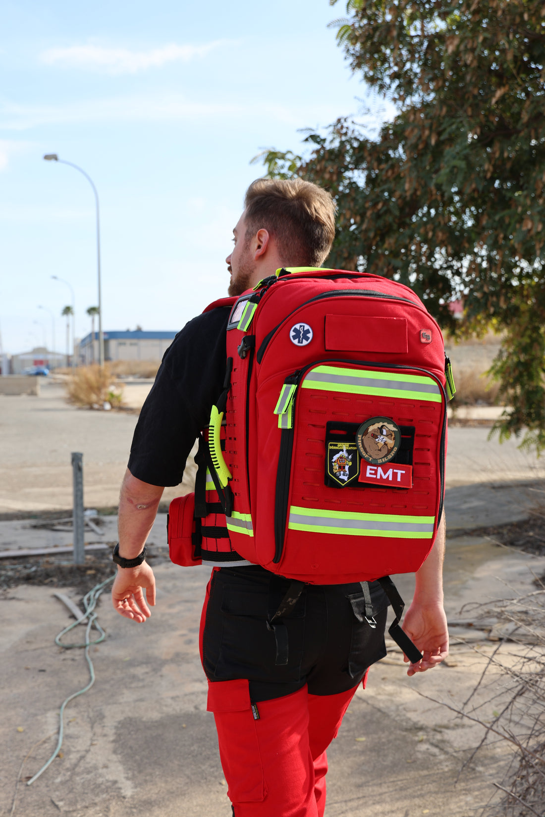 Paramed's - Big Sized Rescue and Tactical Backpack - Red – Medisave UK