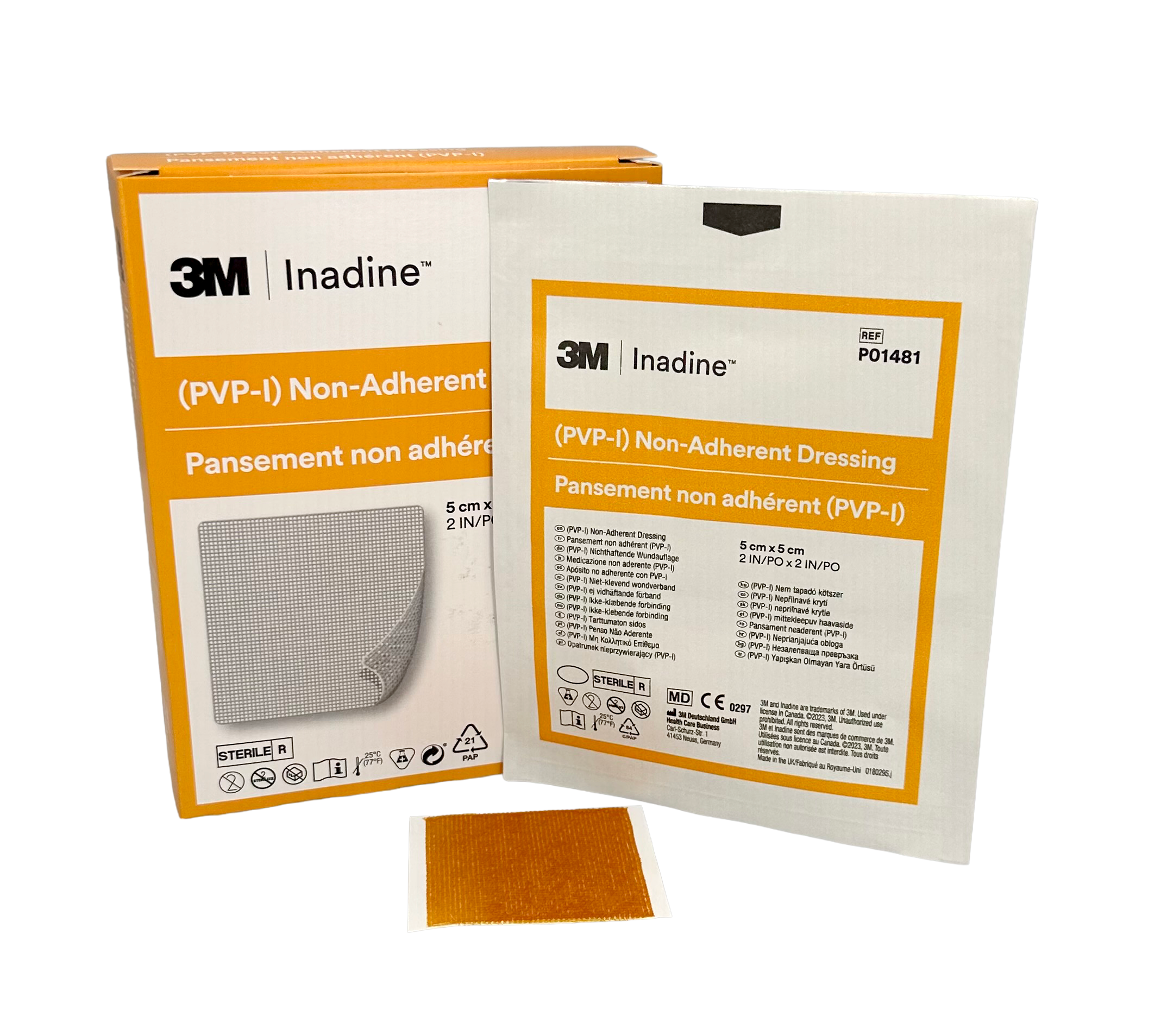 Inadine Non-Adherent Dressing 5 x 5cm (Pack of 25) – Medisave UK