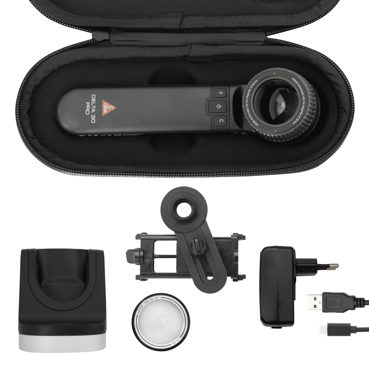 HEINE DELTA 30 PRO Dermatoscope - Bundle – Medisave UK