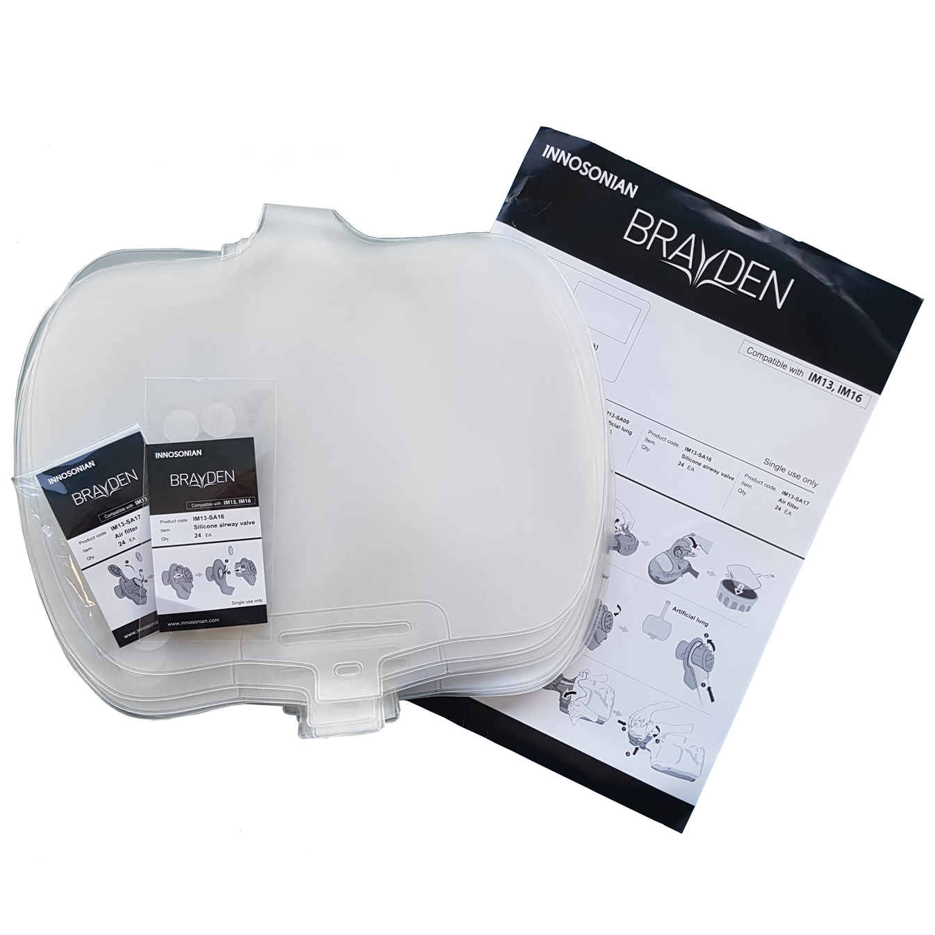 Lung Kit For Brayden Adult Manikins - 24 Pack – Medisave UK