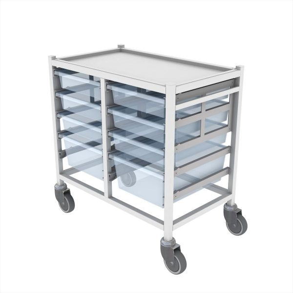 Shuttleworth Low Double Medical Storage Trolley – Medisave UK