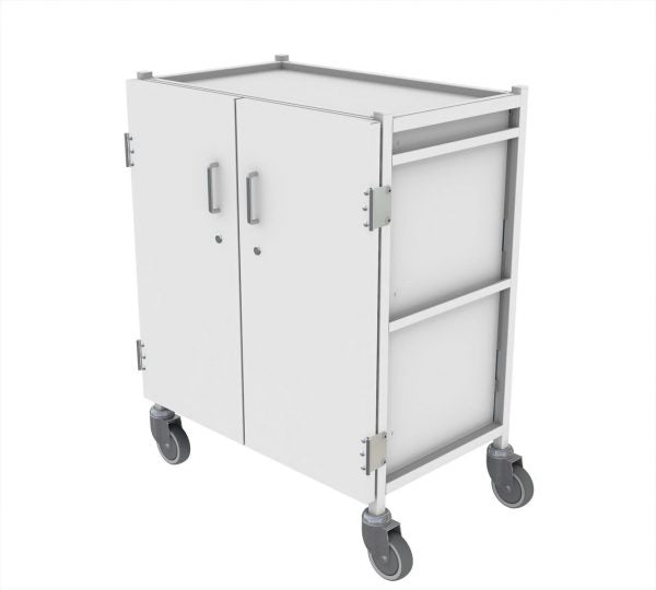 Shuttleworth Double Medical Storage Trolley – Medisave UK