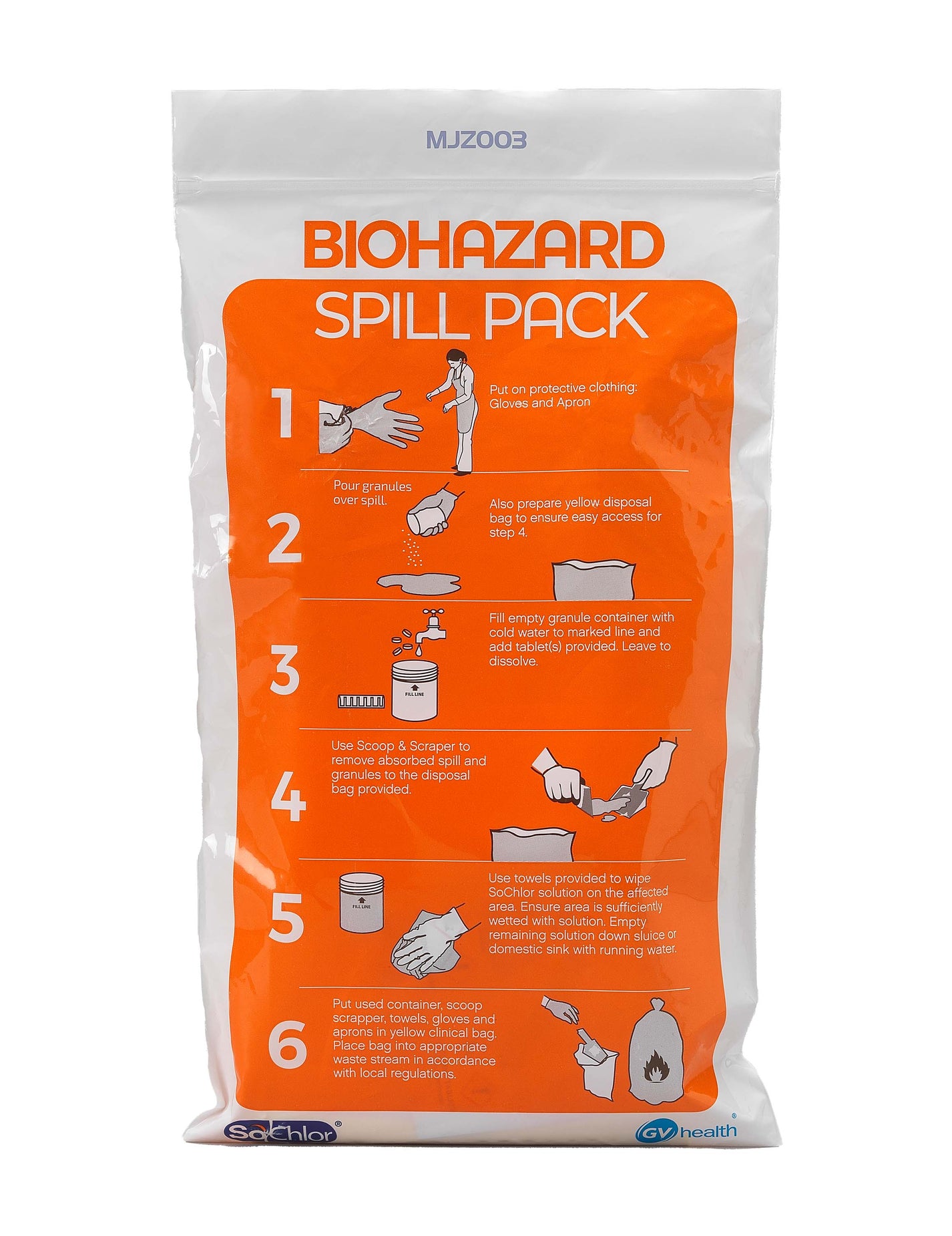 Blood/Biohazard Spill Pack – Medisave UK