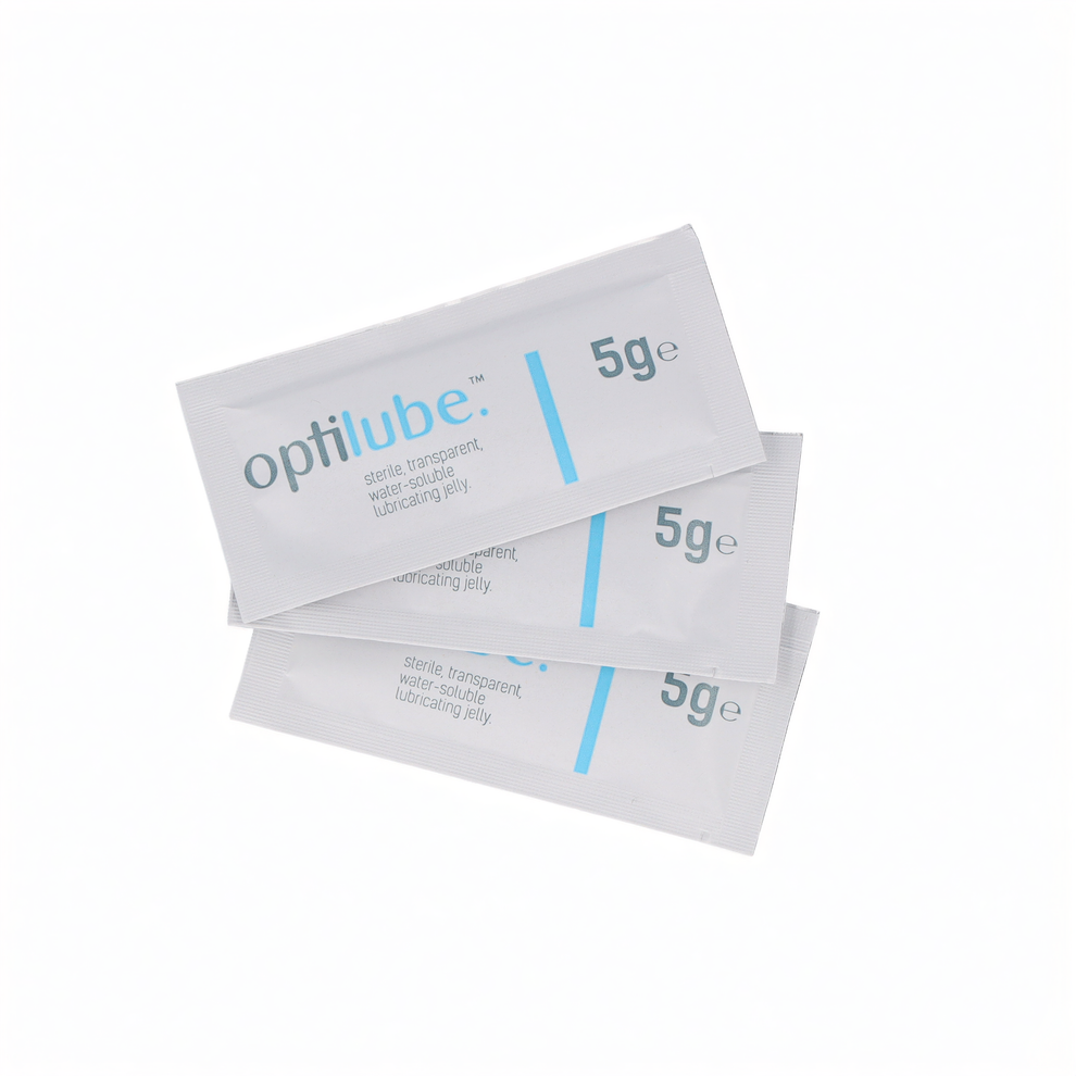 Optilube Sterile Lubricating Jelly 5g Sachets - per Box 150 – Medisave UK