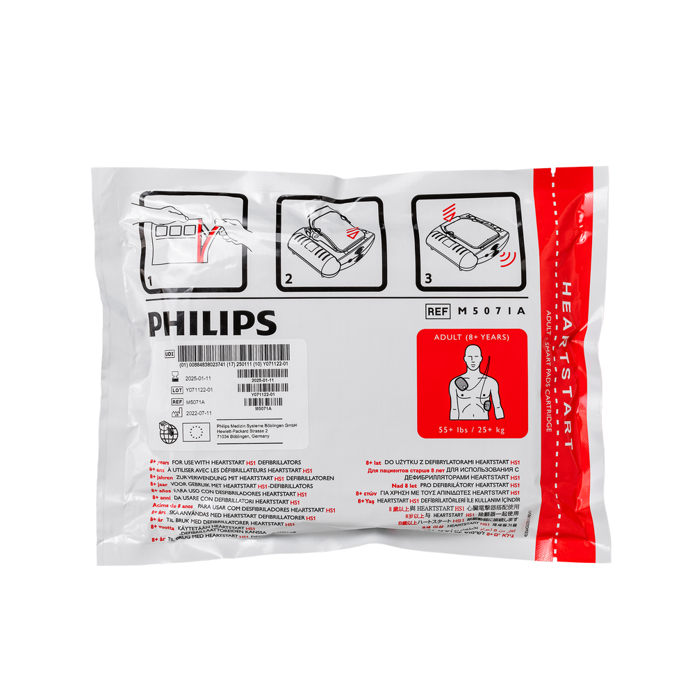 Philips HeartStart HS1 Adult Defibrillator SMART Pads – Medisave UK