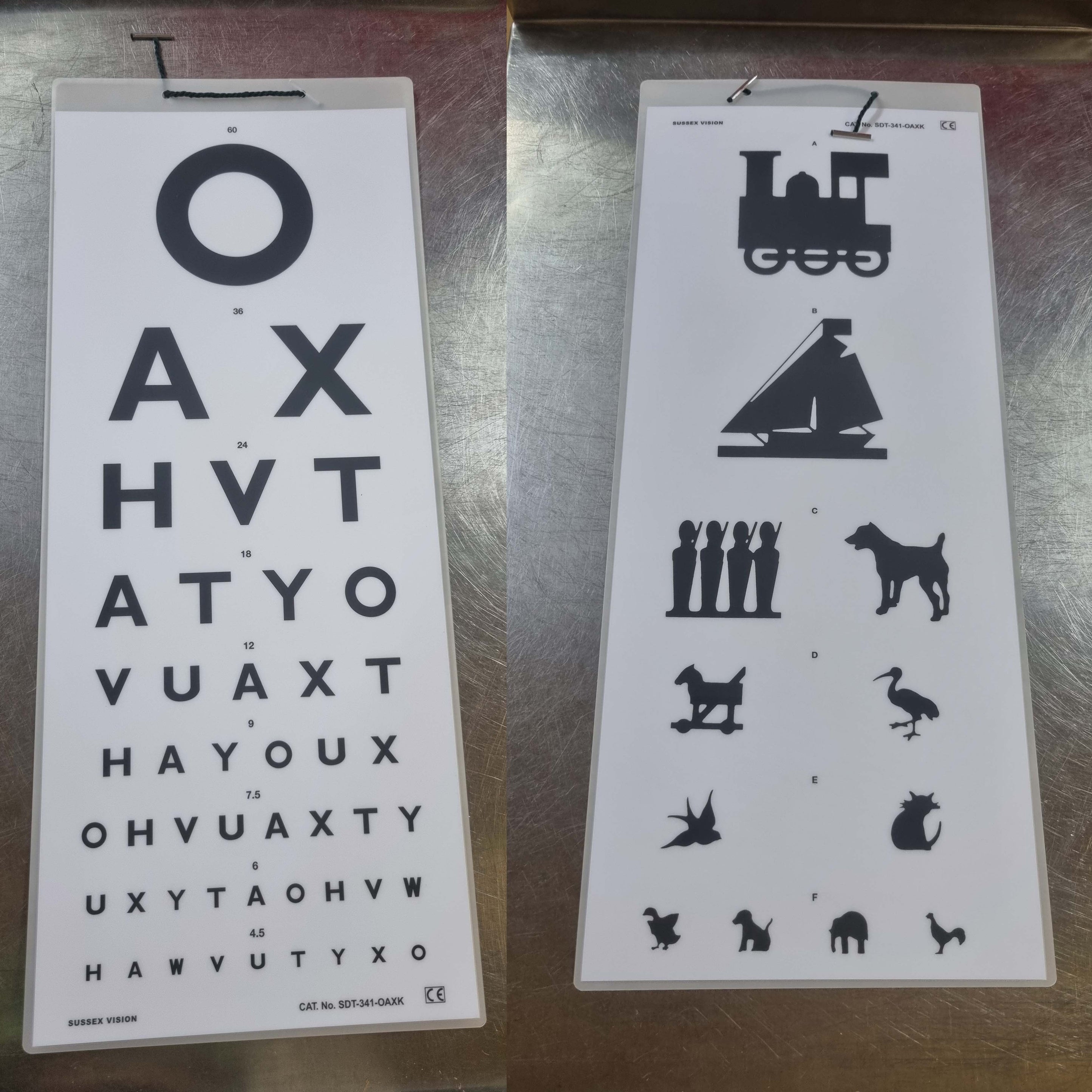 Eye Test Chart with 7.5 Line – Medisave UK