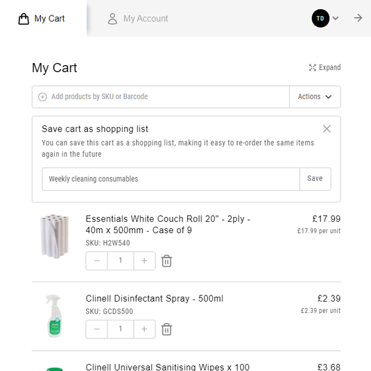 Trade Account – Medisave UK