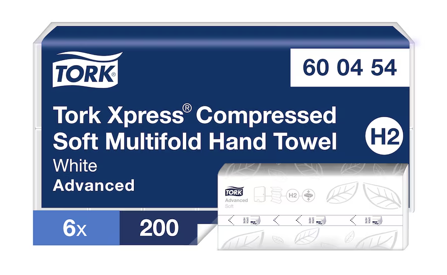 Tork Xpress Advanced Compressed soft Multifold Hand Towel White H2 (6 ...