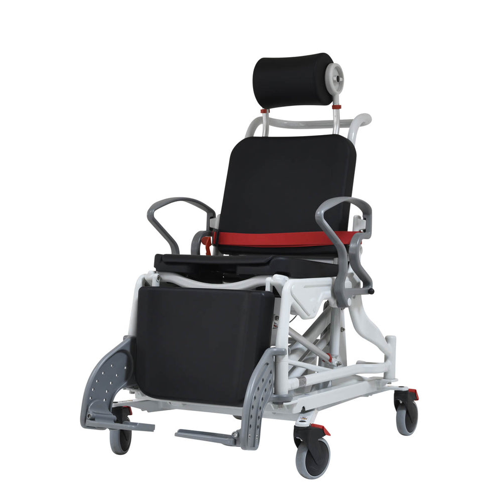 Stalham Manual 150kg Tilting Shower Chair Commode – Medisave UK