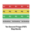 NHS Ten Second Triage (TST) Slap Band - P2 Yellow – Medisave UK