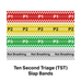 NHS Ten Second Triage (TST) A5 Aide-Mémoire Cards - Pack of 10 ...