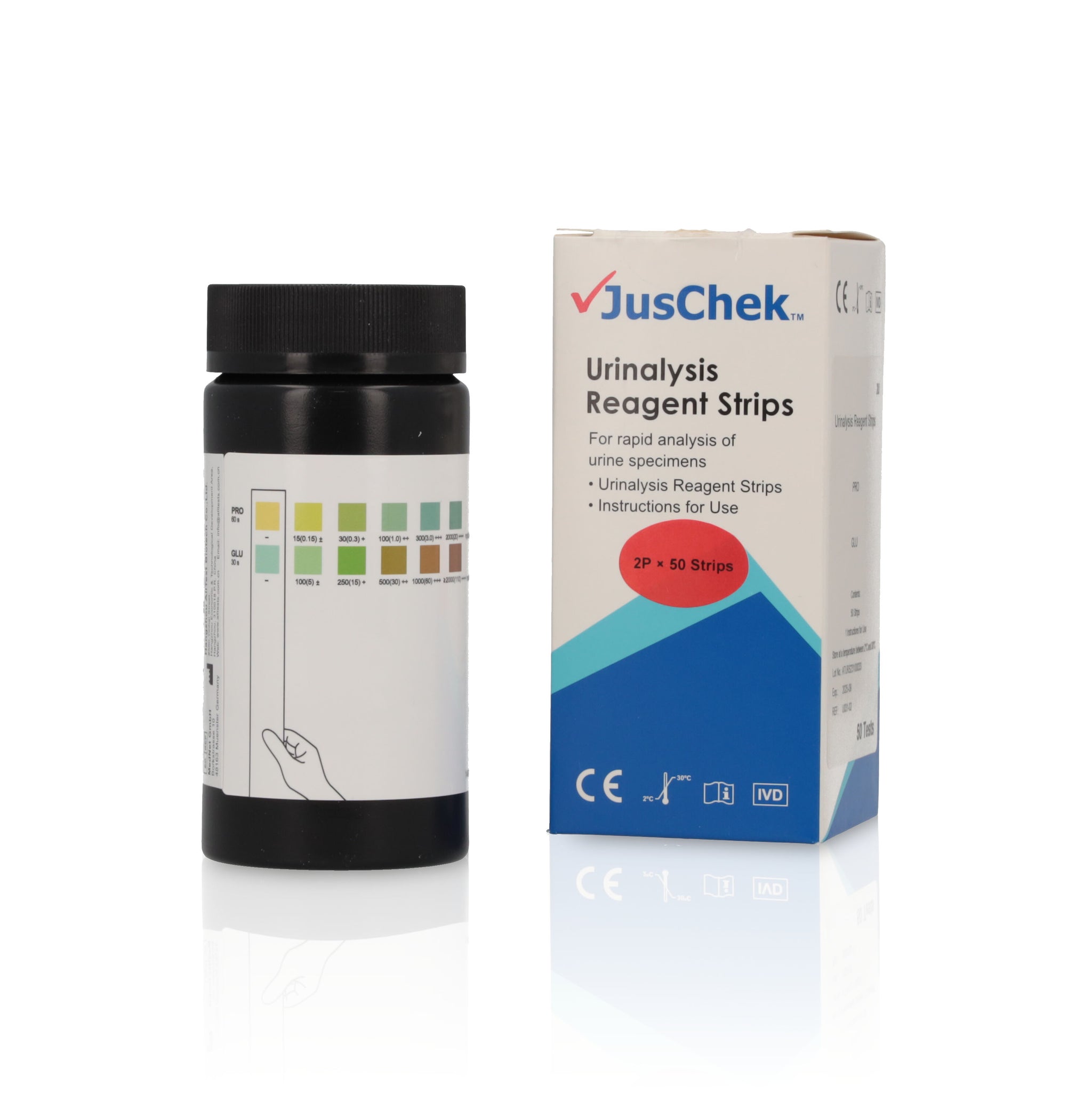 Insight Urinalysis Strips - 2 Parameter (x50 Strips) – Medisave UK