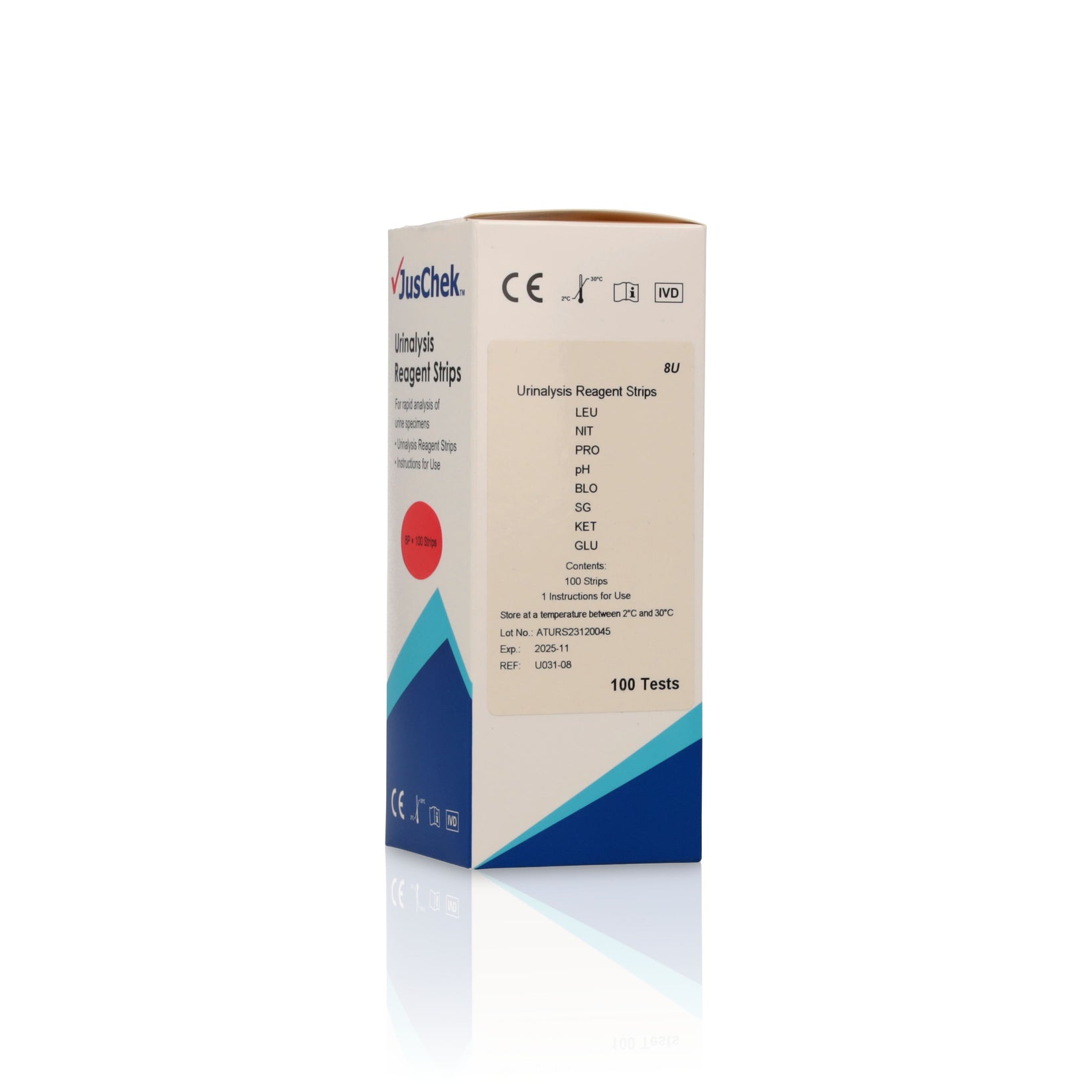 Insight Urinalysis Strips - 8 Parameter (x100 Strips) – Medisave UK