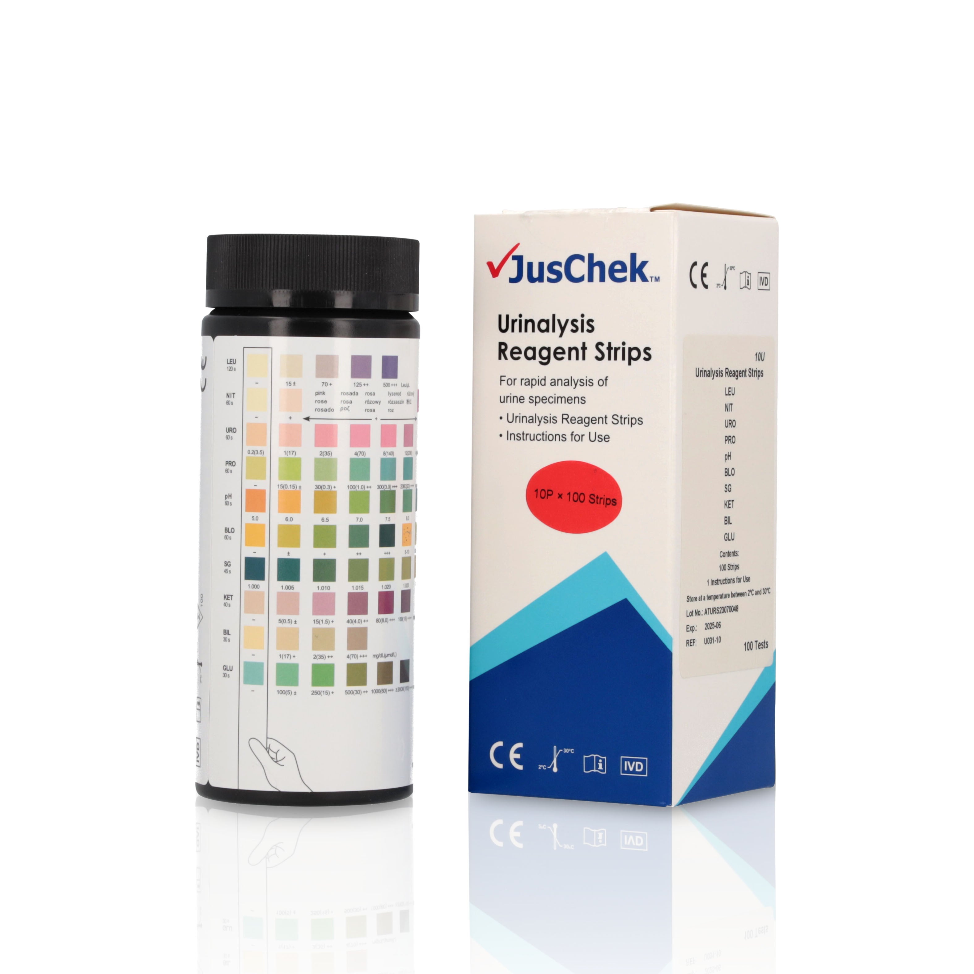 Insight Urinalysis Strips - 10 Parameter (x100 Strips) – Medisave UK